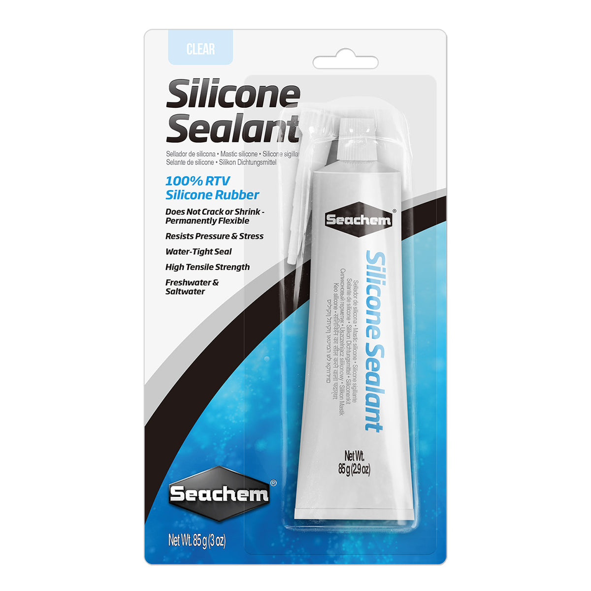 Silicone Aquarium Sealant - Clear - 3 oz