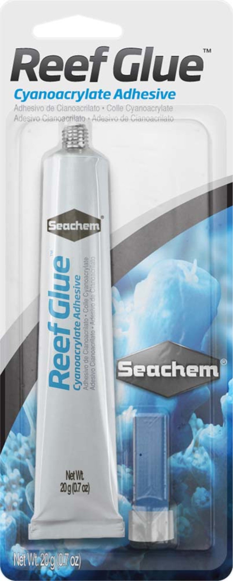 Seachem Laboratories Reef Glue Cyanoacrylate Adhesive Gel – Natural ...